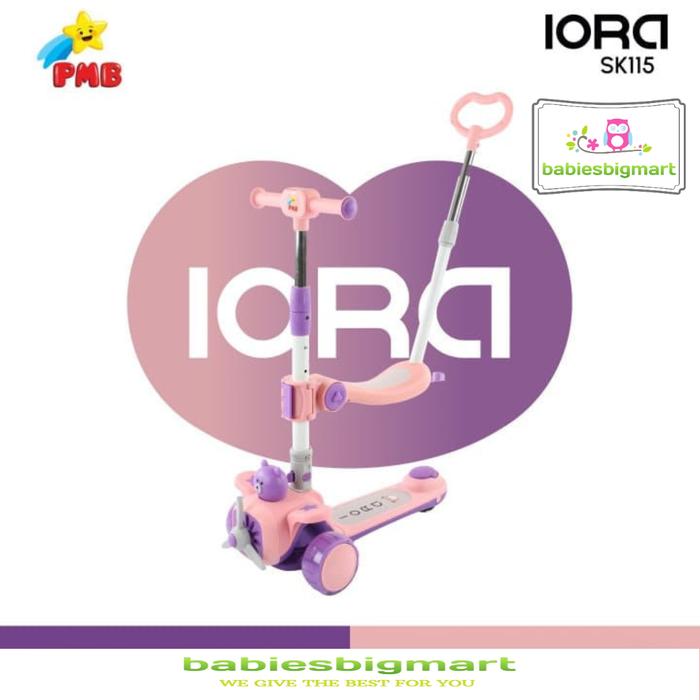 Jual Scooter Anak Roda Tiga 3 PMB IORA SK115 Skuter 2 in 1 Duduk ...
