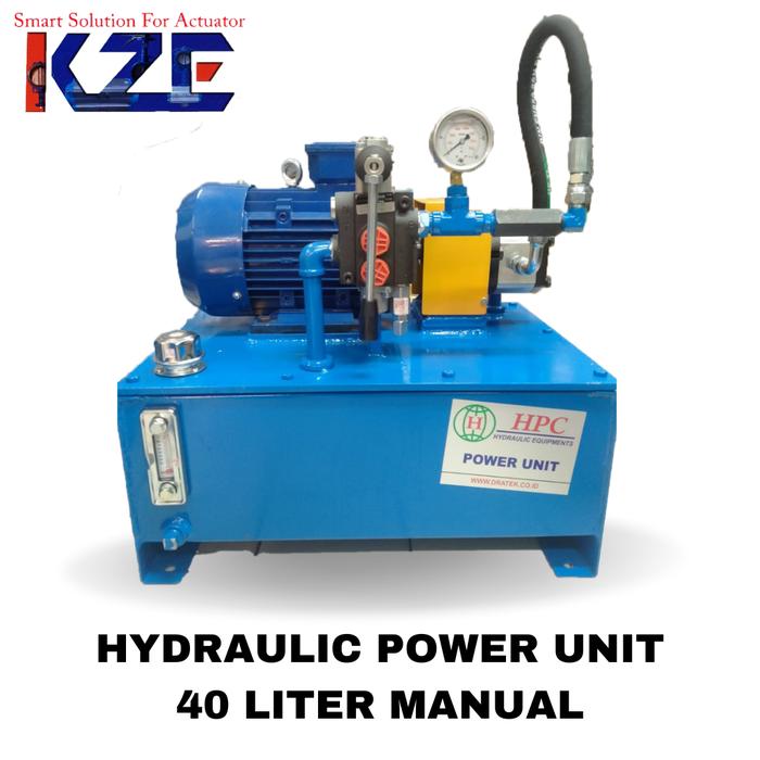 Jual HPU/POWER PACK 40 LITER MANUAL 2,2KW 3PHASE HPC FREE PACKING KAYU ...