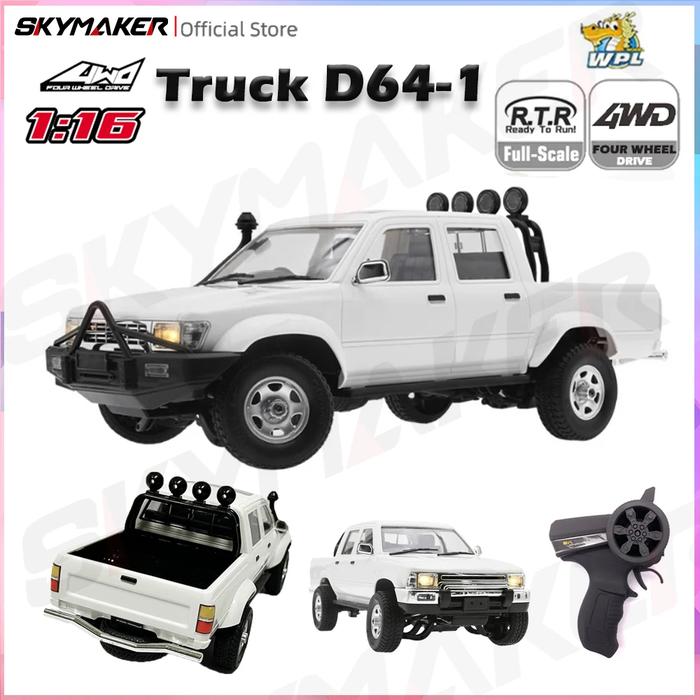 Jual WPL D64-1 TOYOTA HILUX 4WD RTR full propo rc crawler adventure rc ...