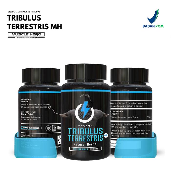 Jual TRIBULUS TERRESTRIS MH - Muscle Hero Original BPOM Testosterone ...