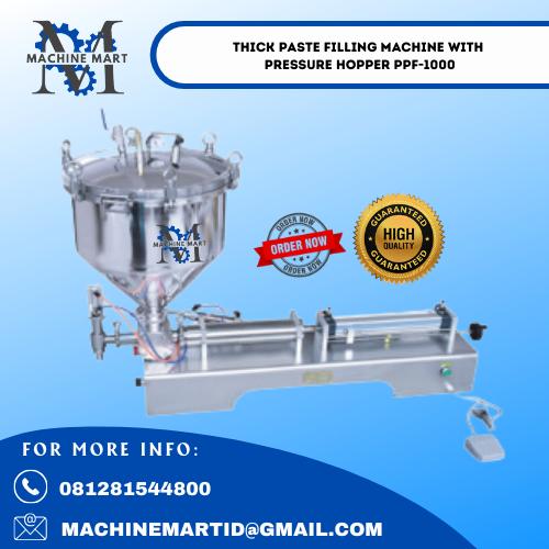 Jual Mesin Pengisi Thick Paste Filling Machine PPF-1000 with Pressured ...