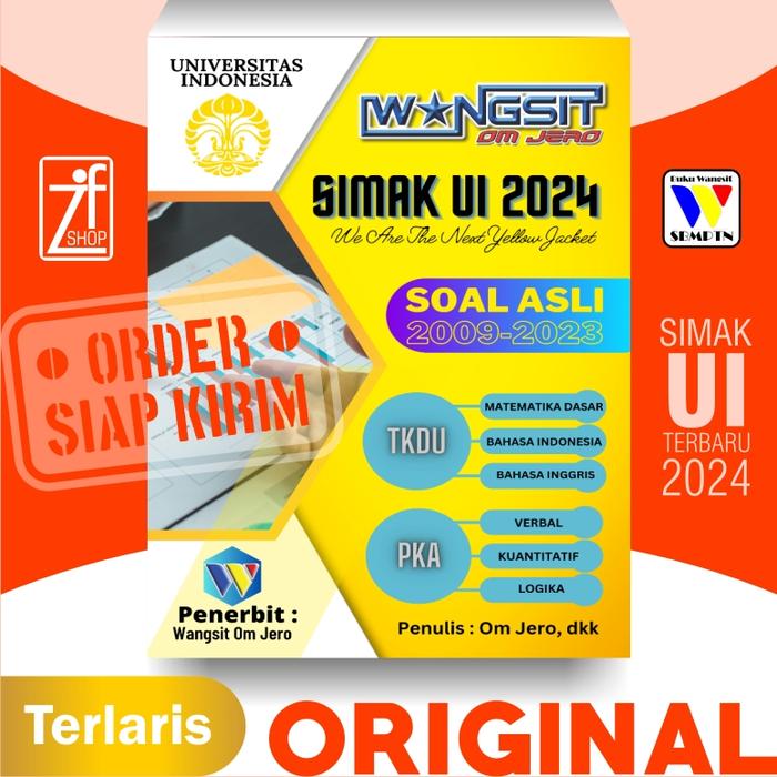 Jual Buku Wangsit SIMAK UI Update Sistem Terbaru UTBK SNBT 2024 / SIMAK UI 2024 - Kota Tangerang ...