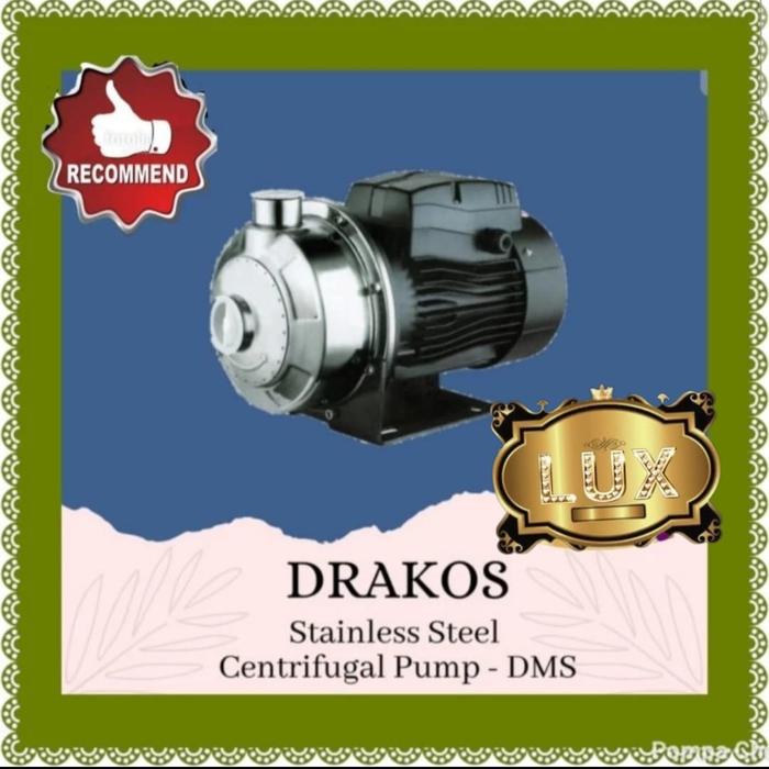 Jual Pompa air transfer STAINLESS Centrifugal pump DRAKOS DMS 70 0.5Hp 3Phs sentrifugal 380v ...