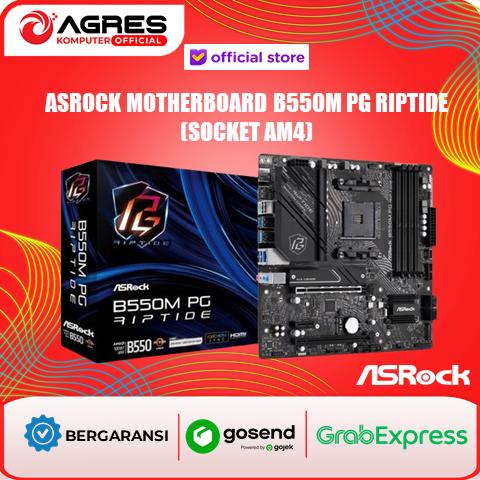 Promo ASROCK Motherboard B550M PG RIPTIDE (Socket AM4) Cicil 0% 3x ...
