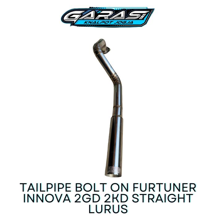 Jual Tailpipe Bolt On Fortuner Innova 2GD 2KD Straight Lurus - Kab ...