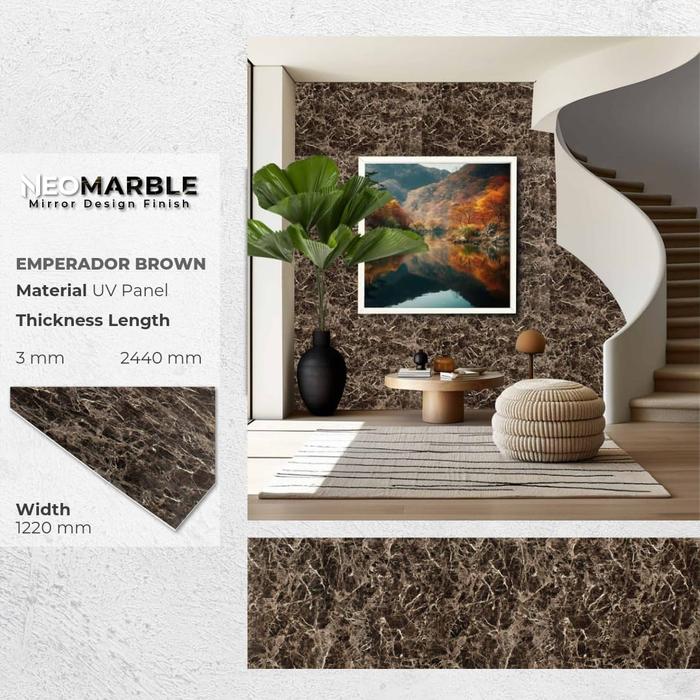 Jual panel marmer dinding pvc Neo marbel hiasan dinding / lembar ...