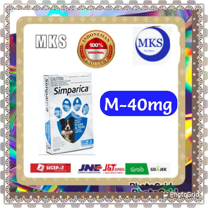 Jual Simparica obat anti kutu dan jamur /Tablet/Kapsul - Biru - Kota ...