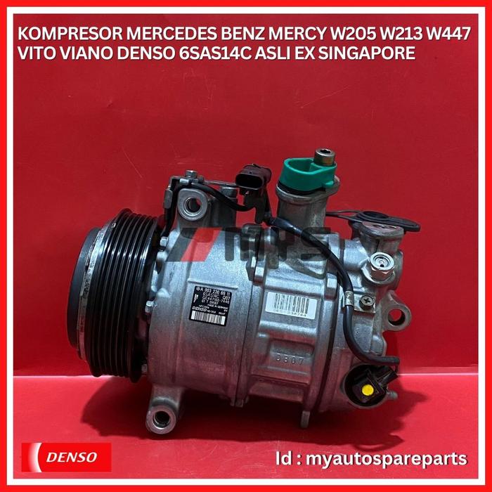 Jual KOMPRESOR AC Mobil Mercedez Benz Mercy W205 W213 W447 Vito Viano ...