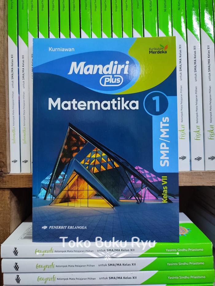 Jual Buku Mandiri Plus Matematika Kelas 1/7 SMP Kurikulum Merdeka Erlangga - Jakarta Pusat ...