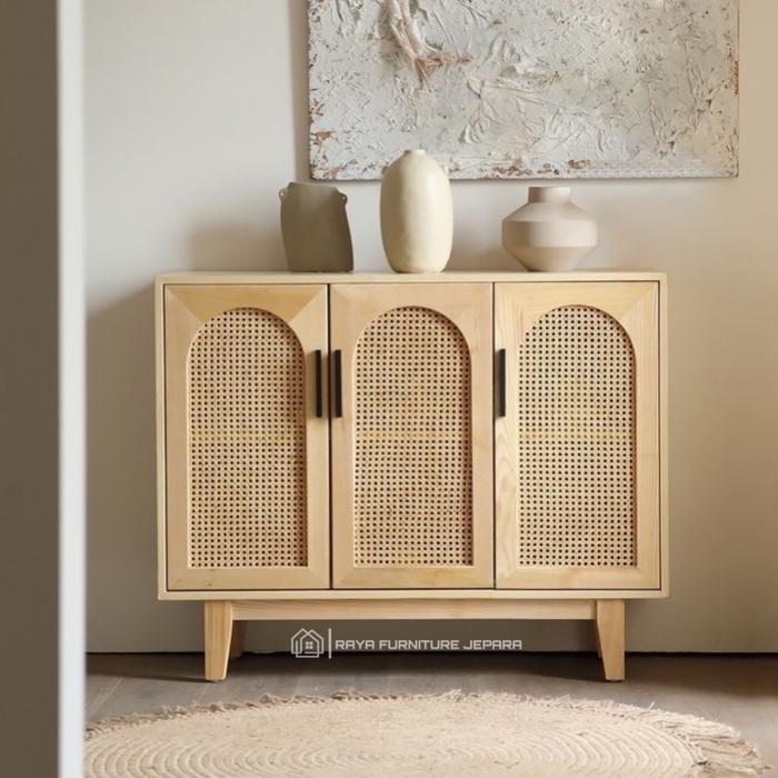 Jual LEMARI PENYIMPANAN SERBAGUNA ROTAN ALAMI | WARDROBE RATTAN ...