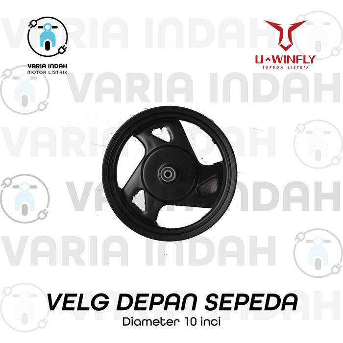 Jual Velg Depan Ukuran 10" Inci Inch Sepeda Listrik U-Winfly - Jakarta ...