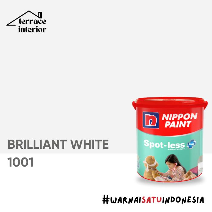 Promo Cat Tembok Spotless Plus Nippon Paint Interior Warna Putih 20 ...