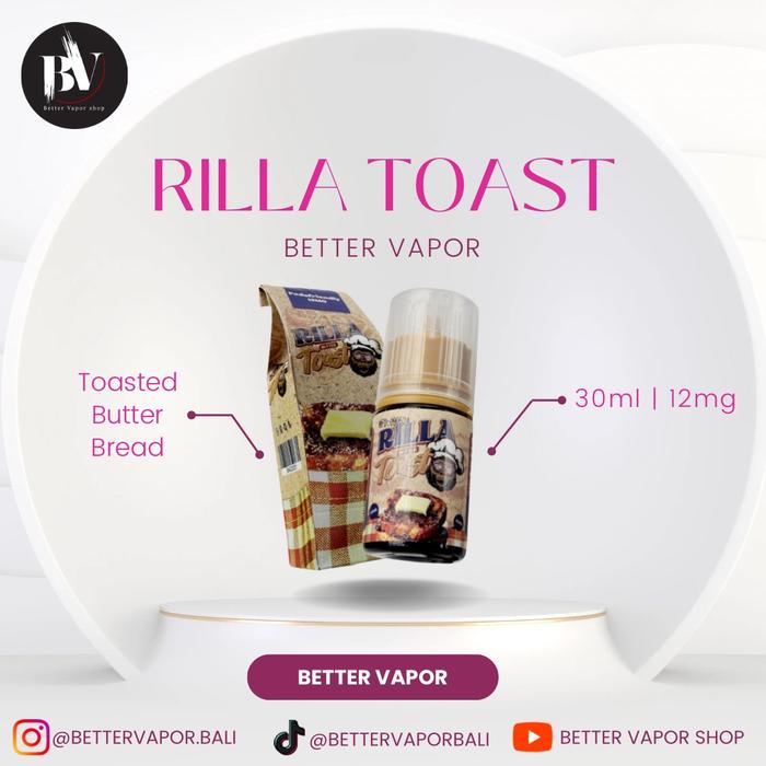 Jual LIQUID POD FRIENDLY RILLA BUTTER TOAST TOASTED BUTTER BREAD - Kota ...