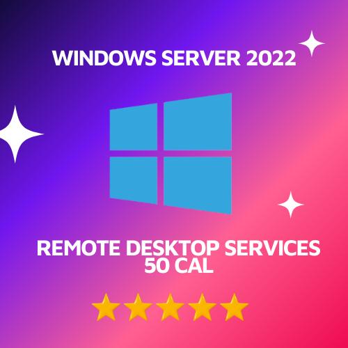 Jual [KEY] Win Server 2022 Remote Desktop Service 50 CAL RDS License ...
