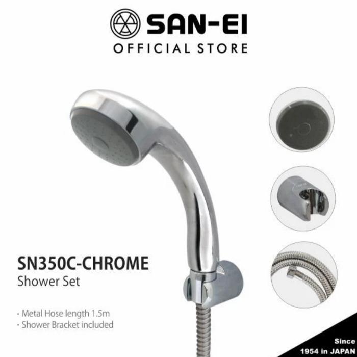 Jual Hand Shower San-Ei SN350C Chrome Kepala Shower Mandi Sanei SN 350 C - Jakarta Barat - Eka ...