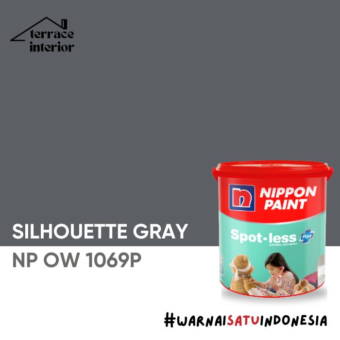 Promo Cat Tembok Spotless Plus Nippon Paint Interior Warna Abu 2.5 ...