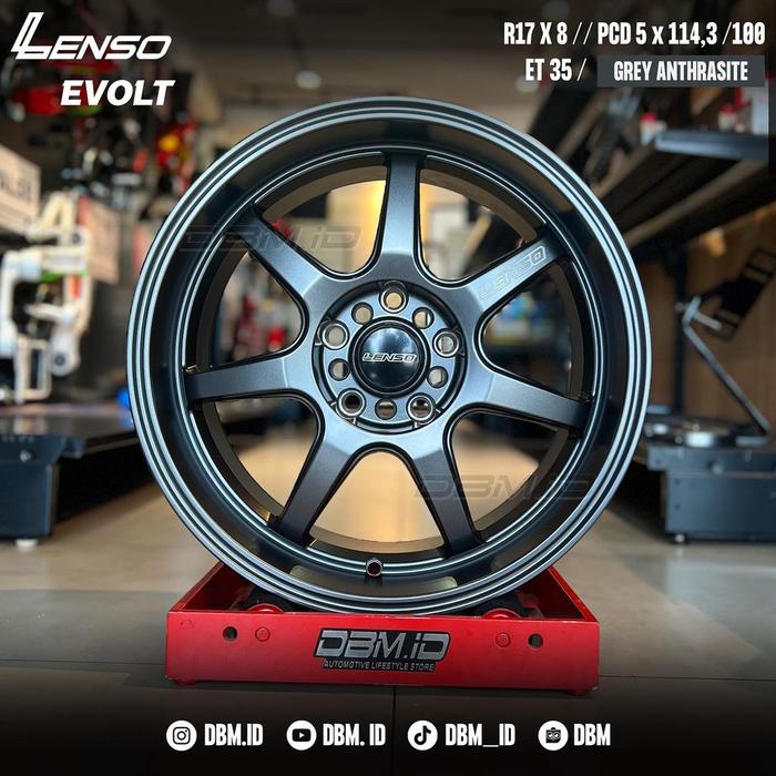 Promo Velg Lenso Evolt R17 17x8 5x114.3 5x100 et 35 Gray Anthrasite Cicil 0% 3x - Kota Surabaya ...