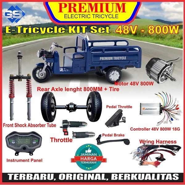 Jual EV / Electric Vehicle / Electric Tricycle / KIT 48v -72v, 800w ...