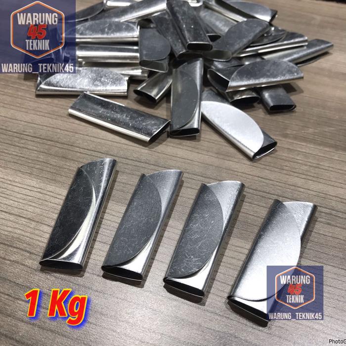 Jual KLEM METAL BESI KLIP CLIP GRIPPER GRIPER TALI STRAPING STRAPPING ...