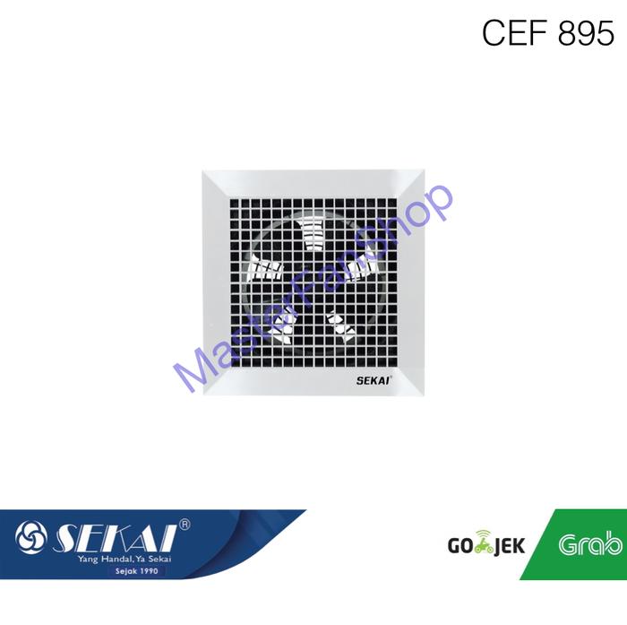 Promo SEKAI CEF 895 Kipas Exhaust Plafon Plastik 8”/20cm [Grab/Gojek ...
