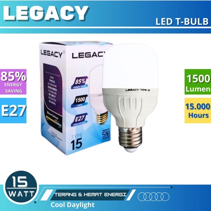 Promo Lampu Led LEGACY Lampu Led Kapsul LEGACY 15 Watt Putih/6500K ...