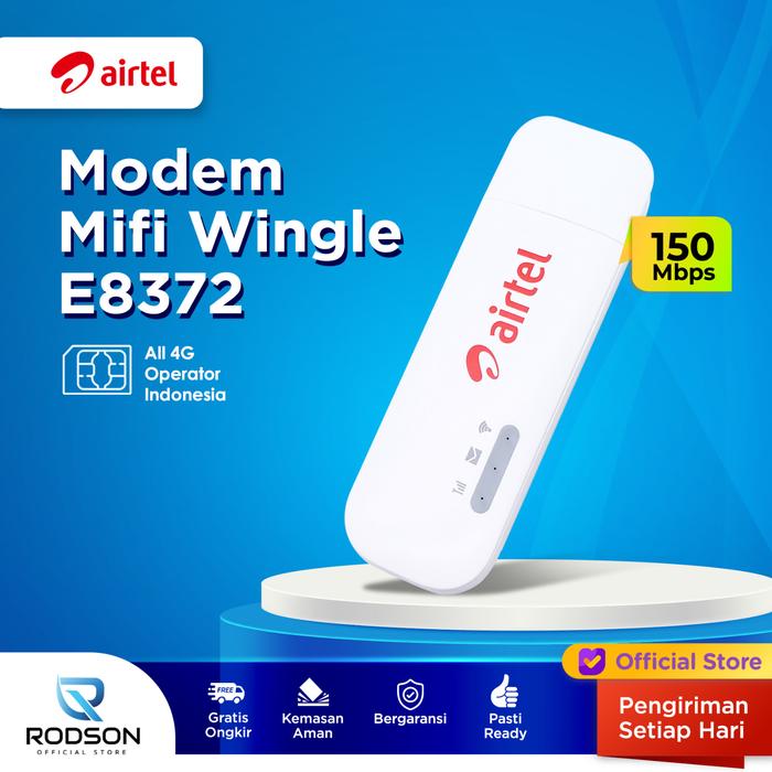 Jual Modem Wifi Wingle E8372 4G LTE Unlock All Operator - Jakarta Barat ...