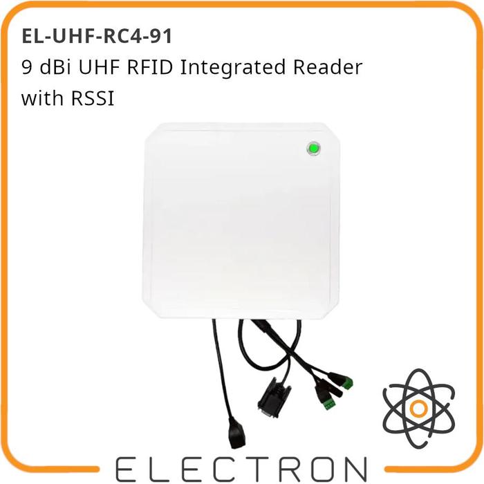 Jual Electron EL-UHF-RC4-91 Fixed UHF RFID Reader 9dBi RSSI RS232 TCP/IP Middle Range Circular ...