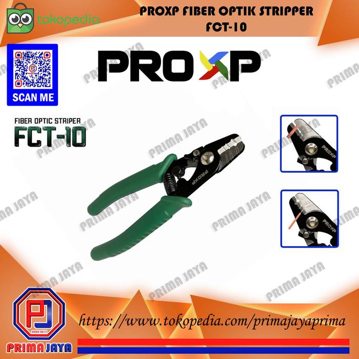 Jual PROXP FCT-10 Fiber Optic Stripper dropcore Tang Fiber Optik - Kota ...