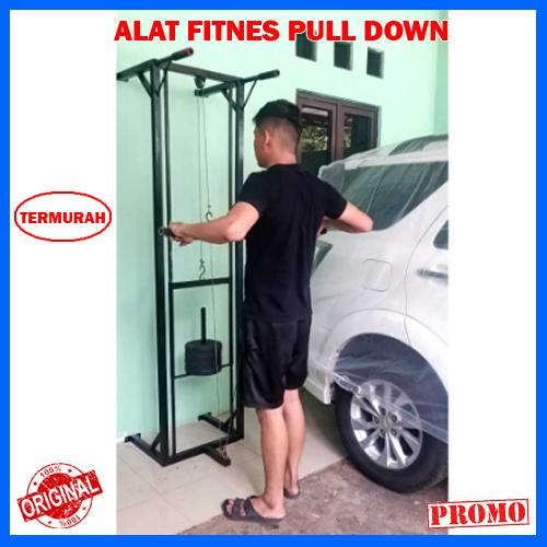 Jual Alat Fitnes Pull Down Pulley Lat Pulldown Machine Katrol Support ...