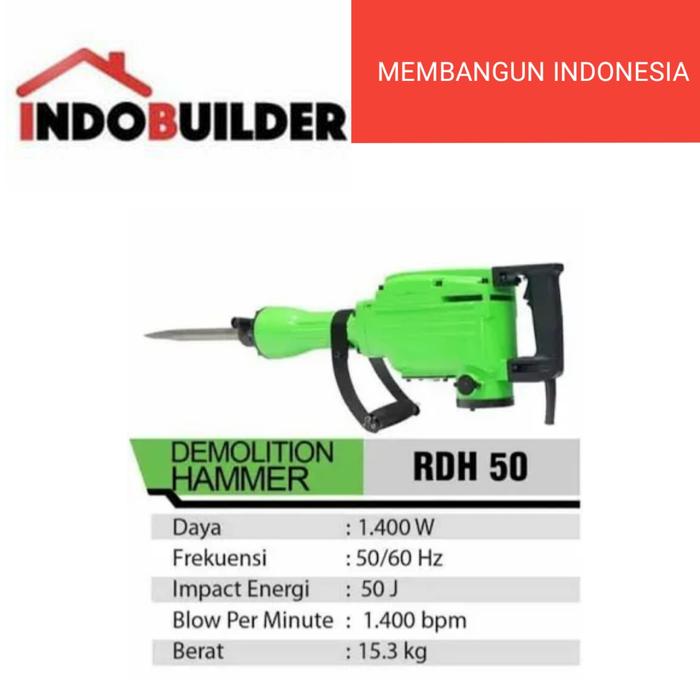 Jual RYU RDH 50 MESIN JACK HAMMER DEMOLITION HAMMER MESIN BOBOK - Kab ...