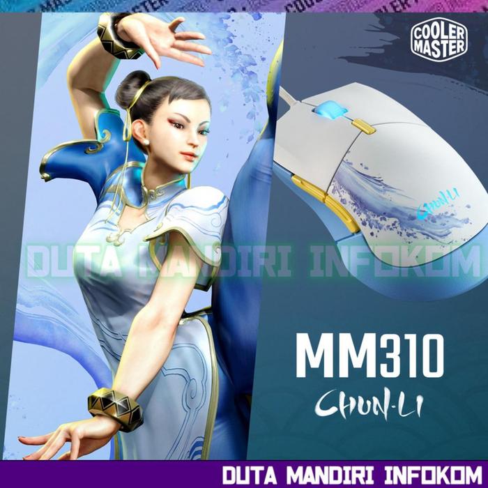 Jual Cooler Master MM310 SF6 Chun Li - Ultra Lightweight RGB Illumination Gaming Mouse I STREET ...