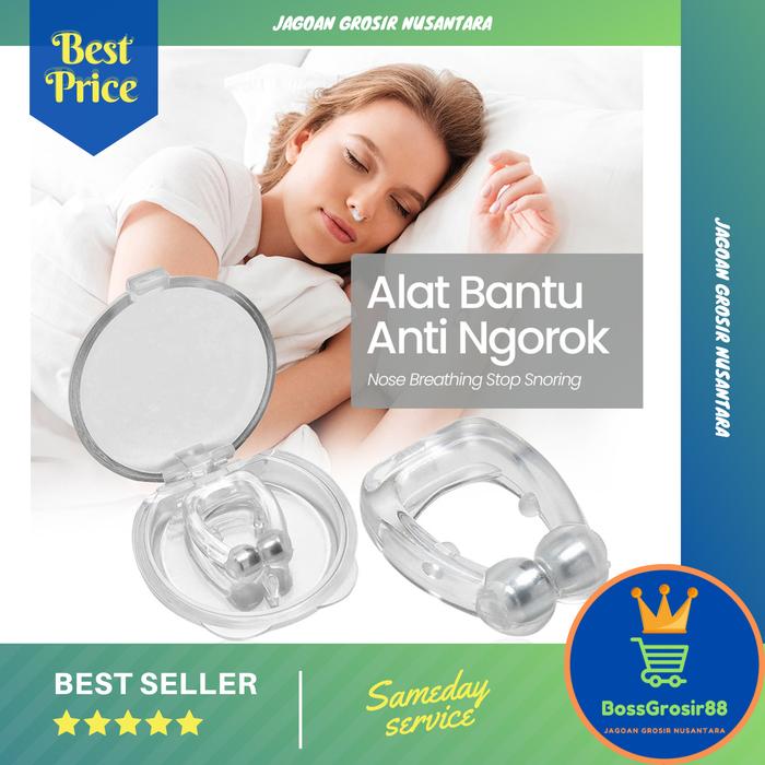 Jual Alat Anti Dengkur Penghilang Ngorok Snore Free Magnetic Noseclip ...