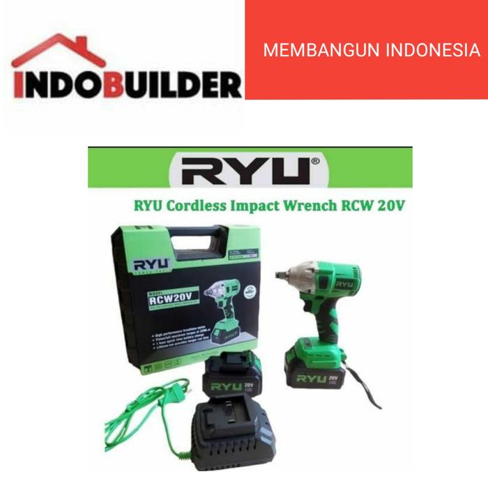 Jual RYU RCW 20V CORDLESS IMPACT WRENCH - Kab. Tangerang - Indo Builder ...