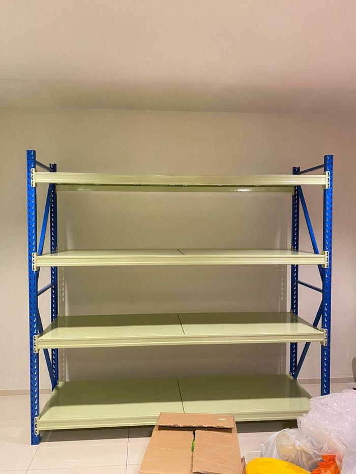 Jual Rak Besi Serbaguna Medium Duty Beban 500 kg - Rak Penyimpanan Ruko ...