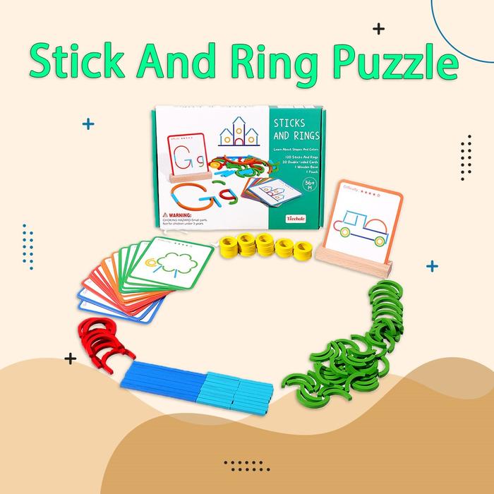 Jual Stick and Ring Puzzle/Hand Eye Coordination/Brain Game - Kota ...