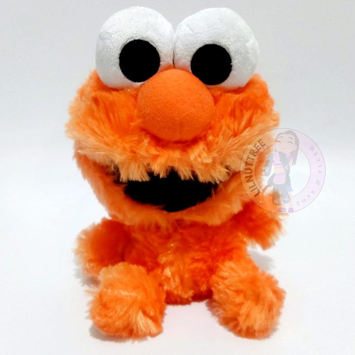 Jual Boneka Elmo Orange Original Sesame Street Oranye Orange Elmo Plush ...