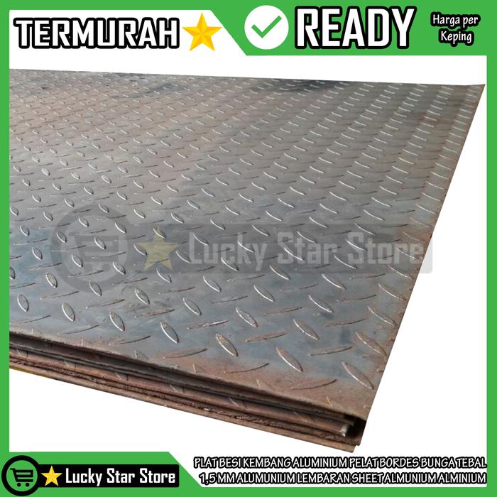 Jual [Instant] PLAT PELAT BORDES BUNGA LEMBARAN SHEET ALMUNIUM TEBAL 1 ...