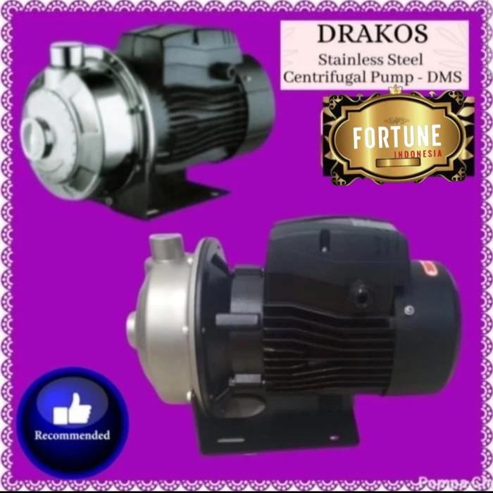 Jual Pompa air centrifugal STAINLESS DMS 370/2.2 DRAKOS 3 Hp 3 phase ...