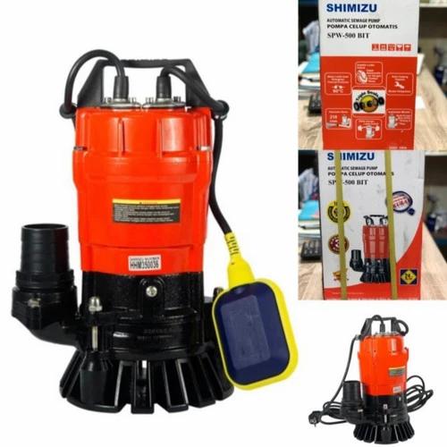 Jual Pompa celup air kotor otomatis SHIMIZU SPW 500 BIT 2inch 500Watt ...