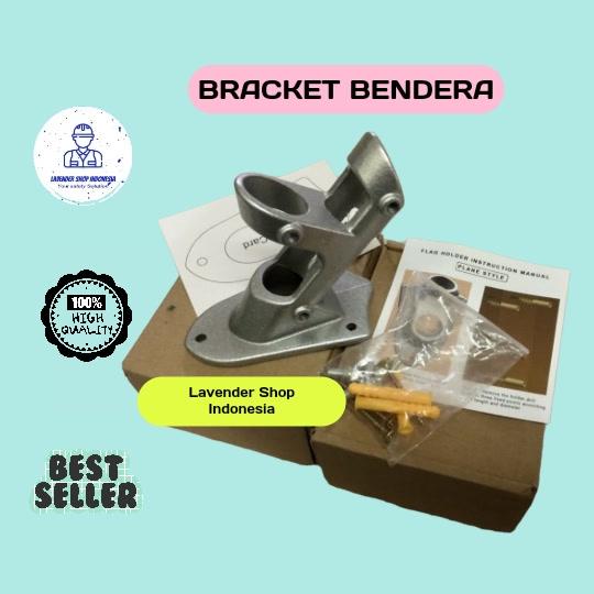 Jual Braket Wall bracket Dudukan Tiang Bendera Besi Dinding Tembok ...