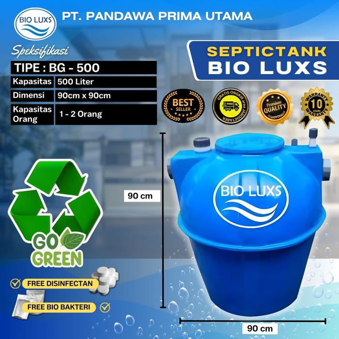 Jual Septic Tank Bio, Biotech, Biofil, BioLuxs Tipe BG 500 Liter - Kab ...