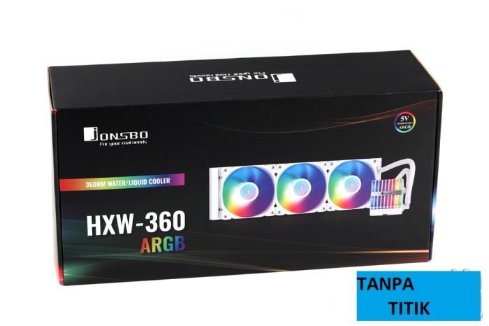 Jual LIQUID COOLING - JONSBO HXW-360 WHITE ARGB CPU AIO - Jakarta Barat - Tanpa Titik | Tokopedia