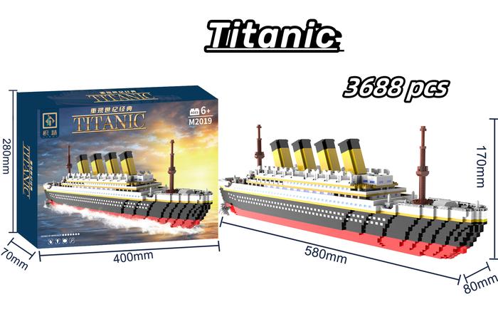 Jual Bricks Titanic Nano Block Titanic Kapal Bricks Titanic Ship Block ...