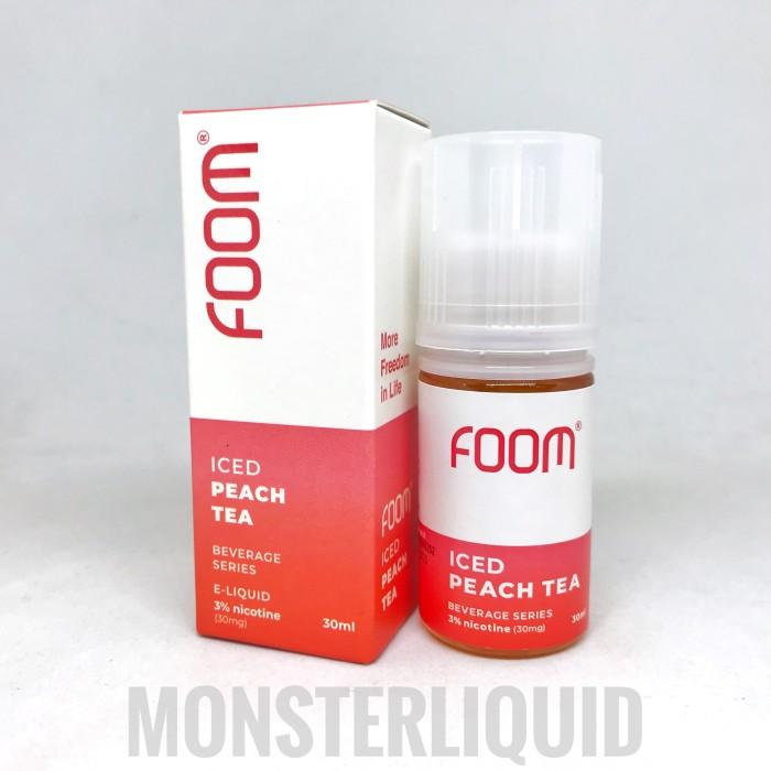 Jual [ SALT NIC ] FOOM ICED PEACH TEA BY FOOM LAB 30MG 30ML LIQUID ...