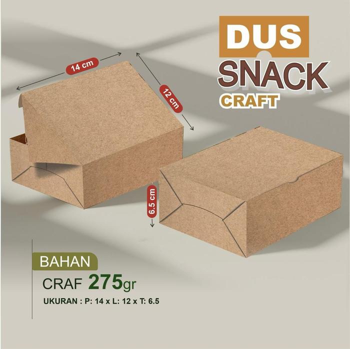 Jual BOX SNACK CRAFT | BOS SNACK L | BOS SNACK | BOX MAKANAN | DUS ...