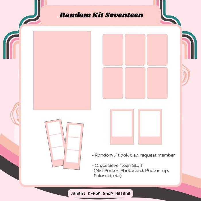 Jual Random Kit Seventeen | Random Kit SVT | Fankit Seventeen ...