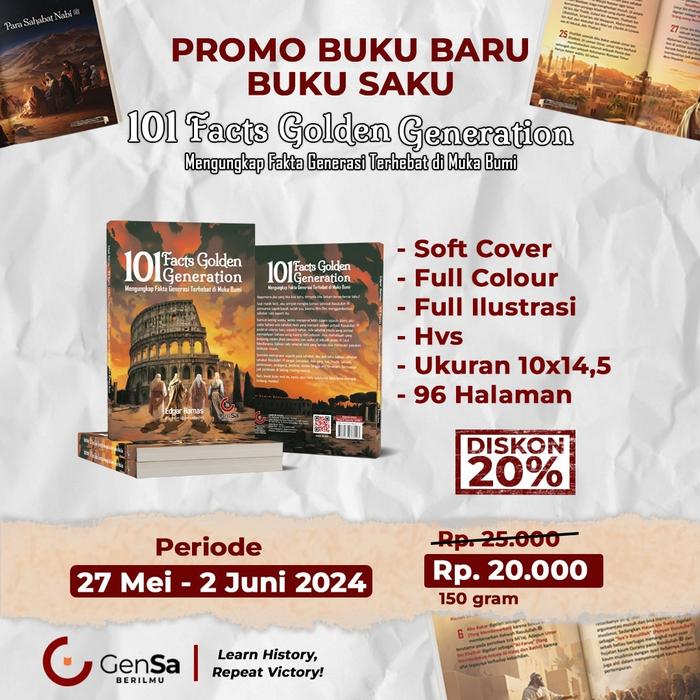 Jual Buku 101 facts Golden Generation Mengungkap fakta generasi ...