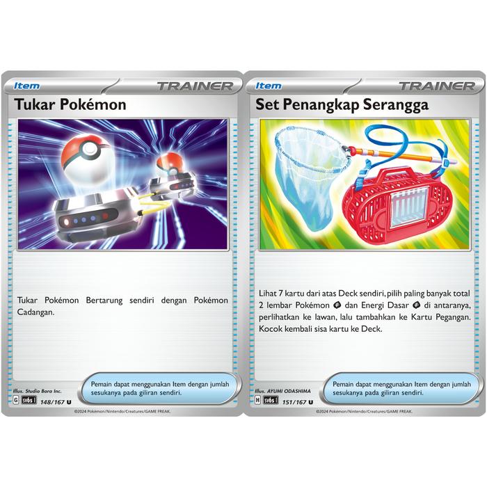 Jual Pokemon TCG Indonesia - Tukar Pokemon, Set Penangkap Serangga sv6s - Set Penangkap - Kab ...