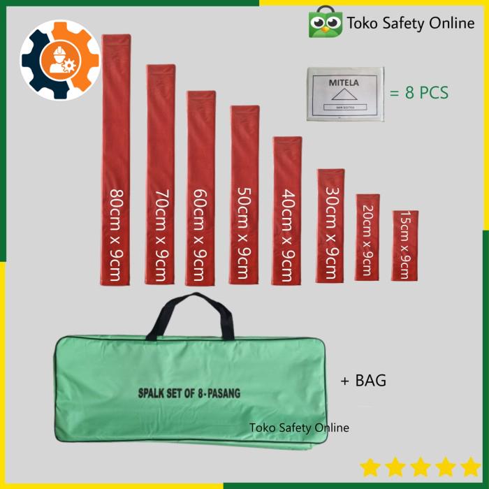 Jual Bidai Kayu Spalk Set 8 Pcs + Tas / Bidai Kayu Patah Tulang Spalk 1 ...