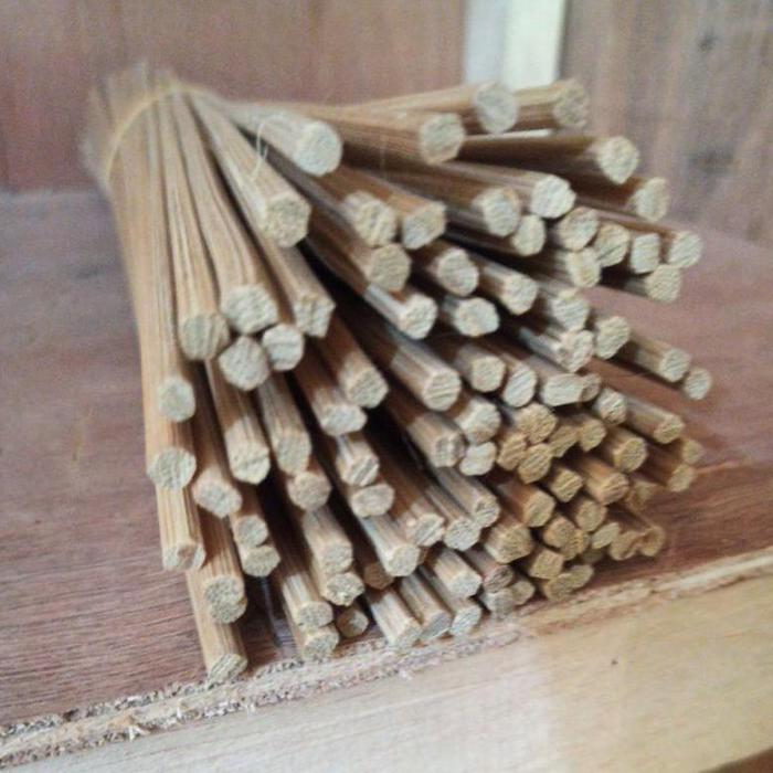 Jual Tusuk sate bambu panjang 50cm 50 cm isi 50pcs lidi stik bambu ...